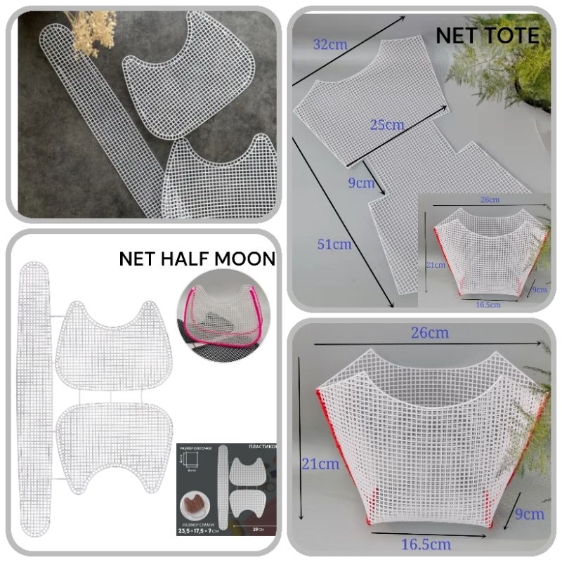 PLASTIC CANVAS NET DIY SEWING CROCHET KNITTING | Shopee Singapore