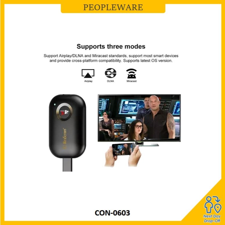 Mirascreen G9 Plus 2.4G/5G 4K Miracast WiFi HD TV Stick Mira Screen ...