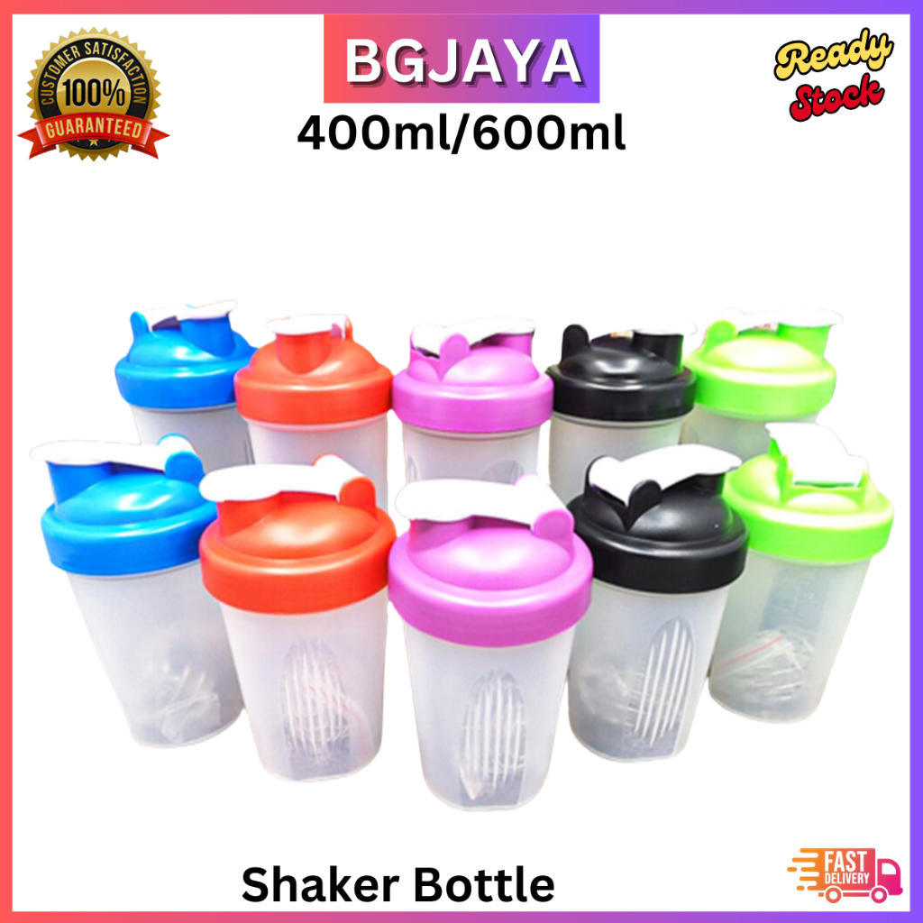 Food Grade Shaker Bottle PP Free Shaker Ball BPA Free 400ml/600ml (BGJAYA) | Shopee Singapore