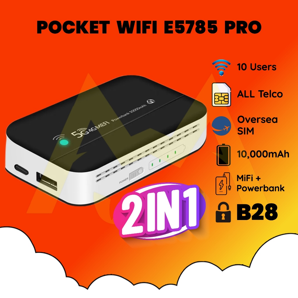 Modified Unlimited WiFi Hotspot 4G 5G LTE Portable Router 10000mAh ...
