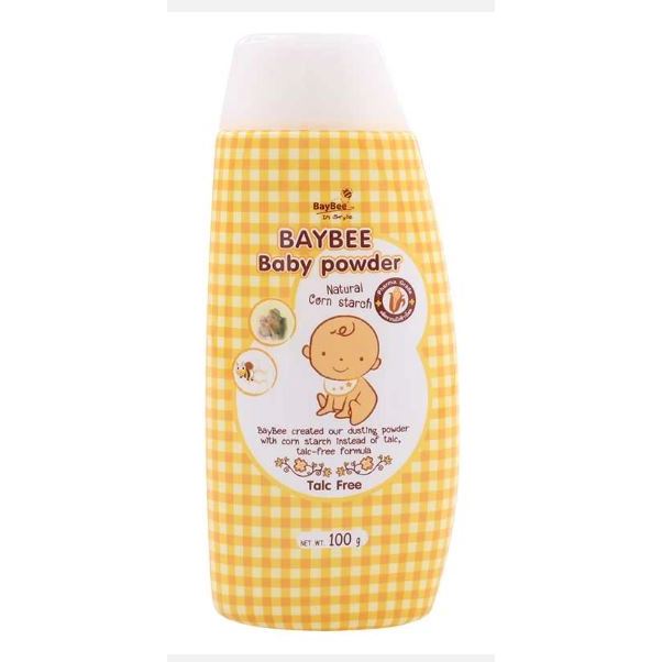BAYBEE Baby Powder Natural Corn Starch 100 G | Shopee Singapore