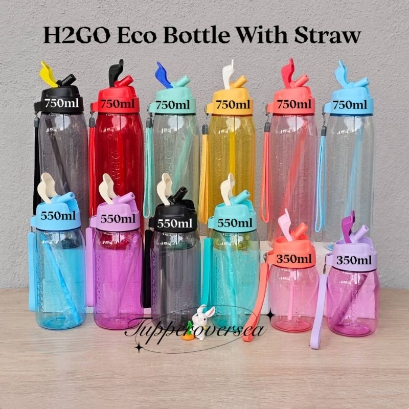 Tupperware H2GO Eco Bottle With Straw (1 PC) - 350ml / 550ml / 750ml | Shopee Singapore