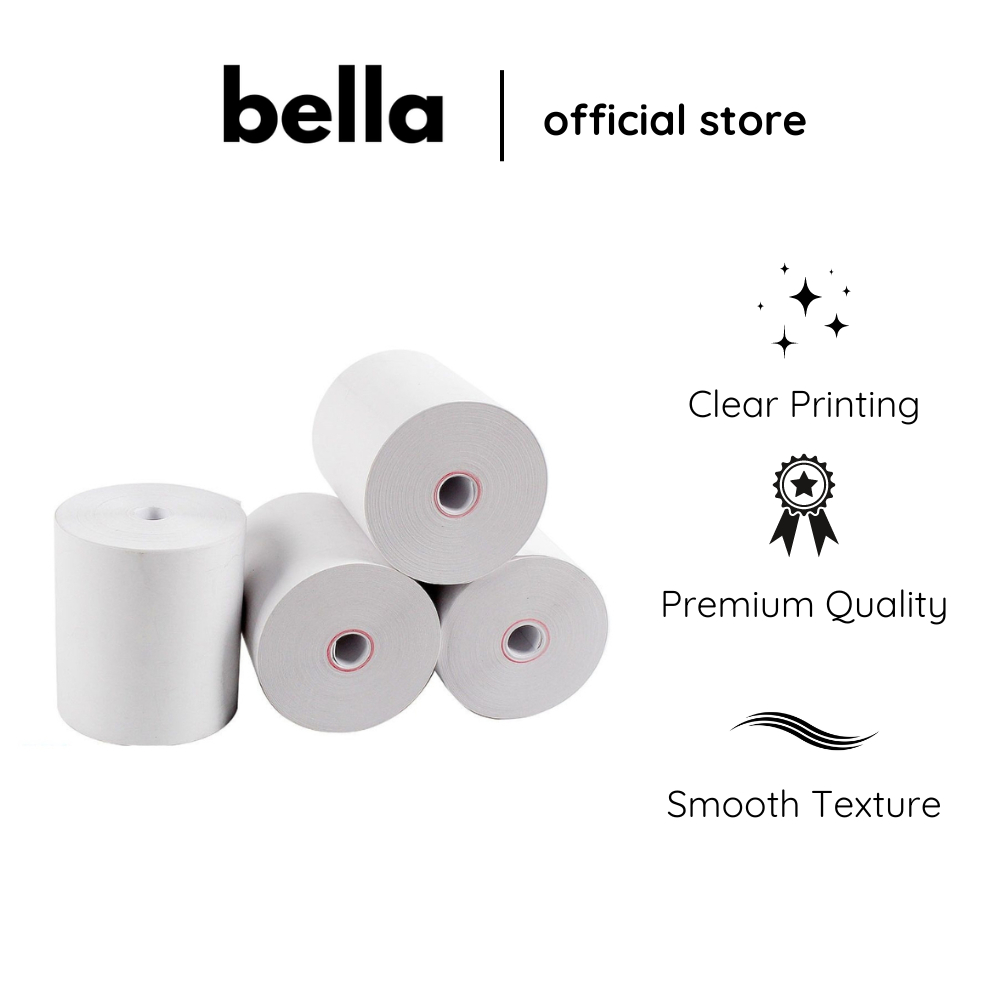 Premium Thermal Receipt Paper Roll 70 gsm (80mm x 60mm) / Receipt Cash ...