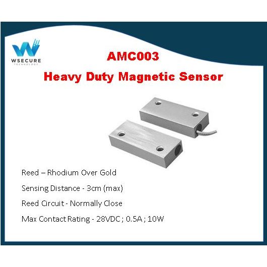 Heavy Duty Magnetic Sensor Metal Silver (AMC003) | Shopee Singapore
