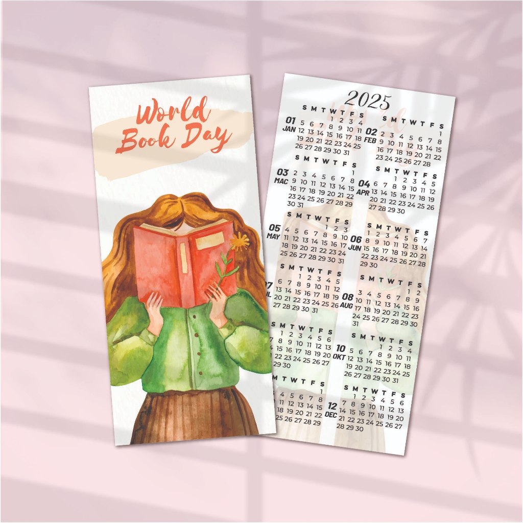 CALENDAR 2025/KALENDAR 2025 BOOKMARK / DOORGIFT / / STUDENT / TEACHER ...