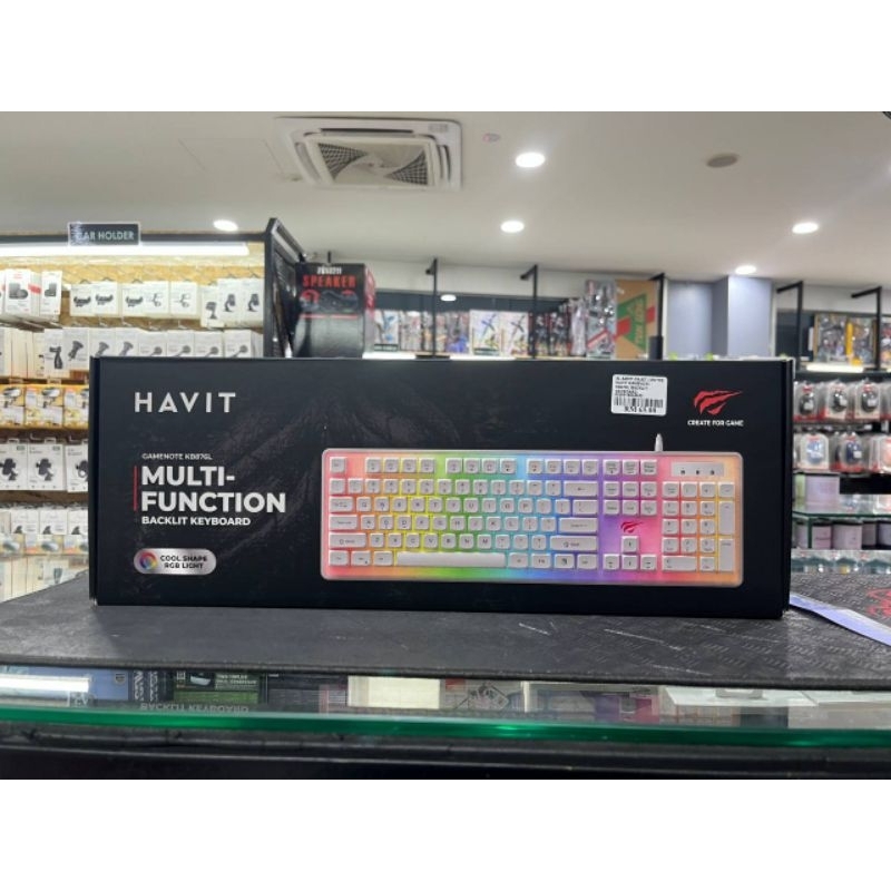 HAVIT GAMENOTE KB876L BACKLIT KEYBOARD | Shopee Singapore
