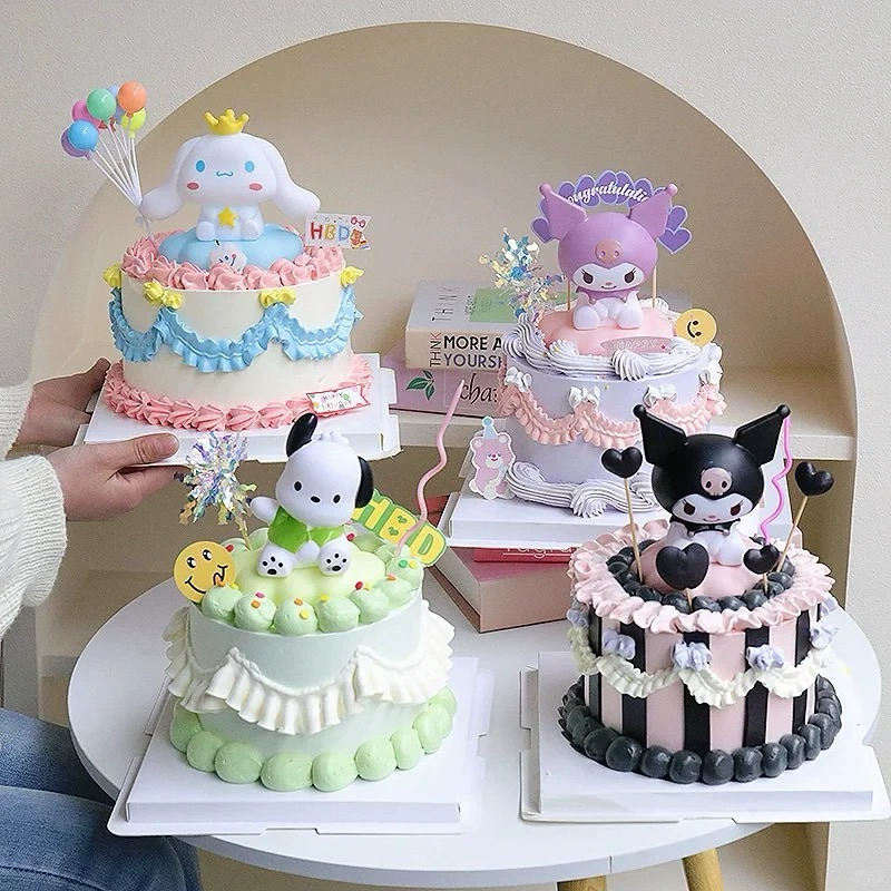 - New Sanrio Big Cake Toppers with Light Kuromi Cinnamoroll Pochacco ...