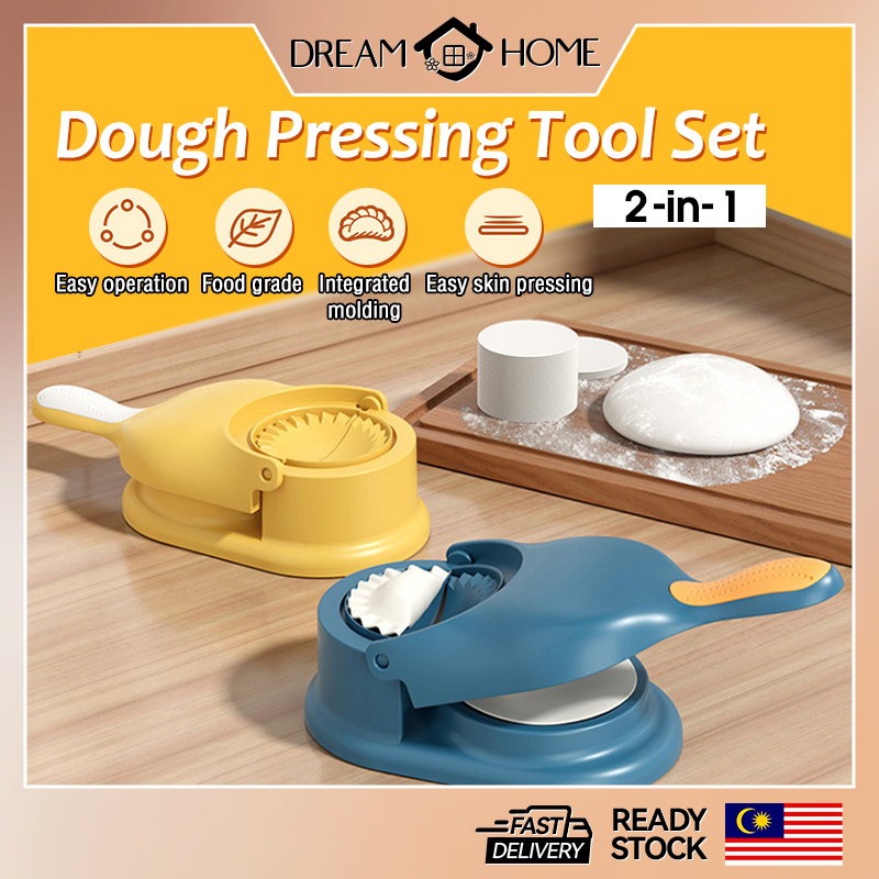 Upgraded 2 In1 Dough Pressing Tool Set acuan karipap Ravioli Pastry Pie ...