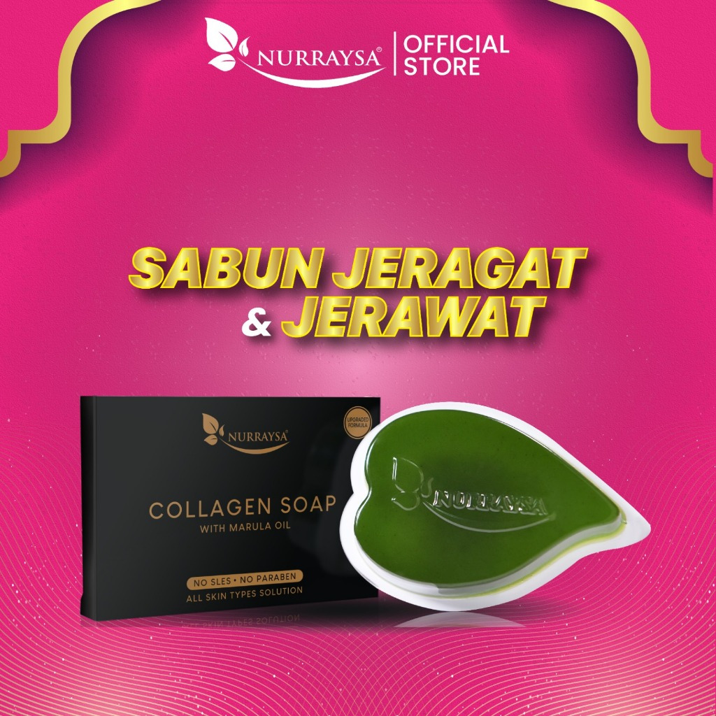 NURRAYSA Collagen Soap With Marula Oil Acne Skin Freckles Oily Skin ...
