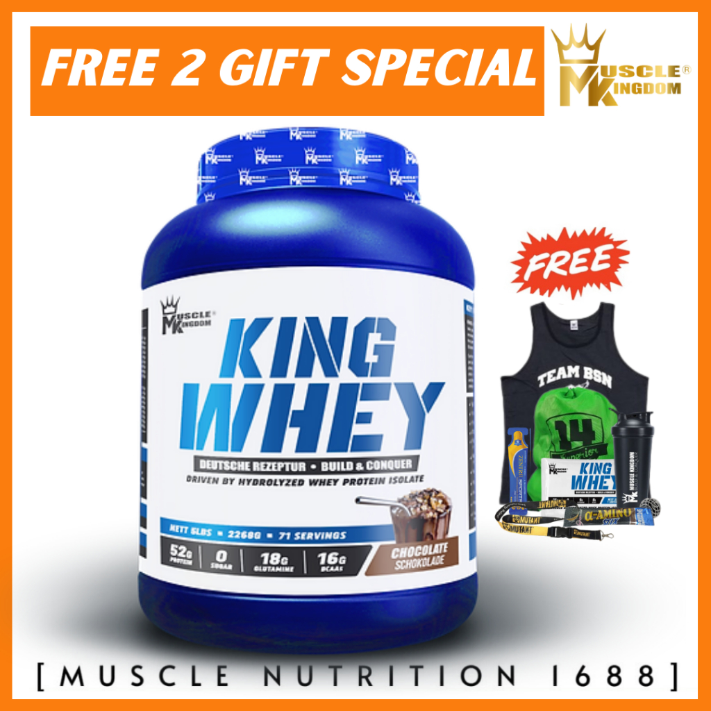 Muscle Kingdom King whey hydro primary 5 lbs | Shopee Singapore