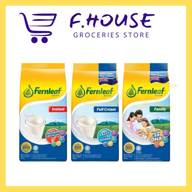 Fernleaf Family/Full Cream/Instant Milk Powder (550g) | Shopee Singapore