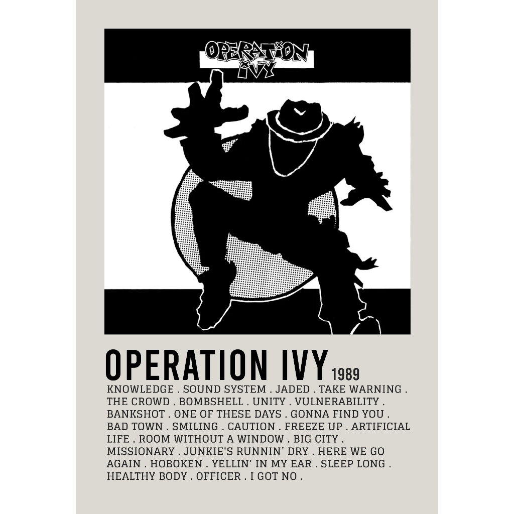Poster Cover Album Operation Ivy by y for room/wall | Shopee Singapore