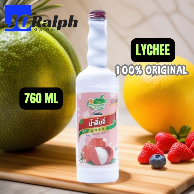 DING FONG LYCHEE syrup 760 ml - 荔枝 糖浆 | Shopee Singapore