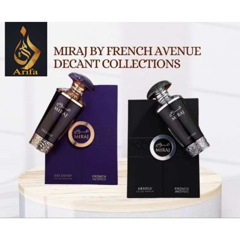 MIRAJ ABSOLU FRENCH AVENUE EDP 100ML Male Female | Shopee Singapore
