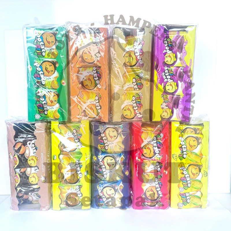 WIN2 POTATO CRISP CRACKERS 20G X 30 PACKS BBQ / VEGE / SOUR CREAM ...