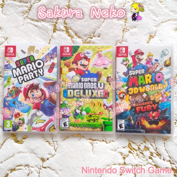 Second Hand Nintendo Switch Super Mario Party Bros. U Deluxe 3D World ...