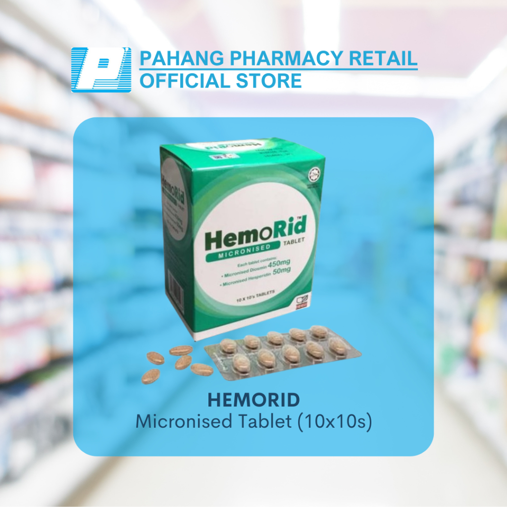HEMORID Micronised Tablet (10x10s) | Shopee Singapore