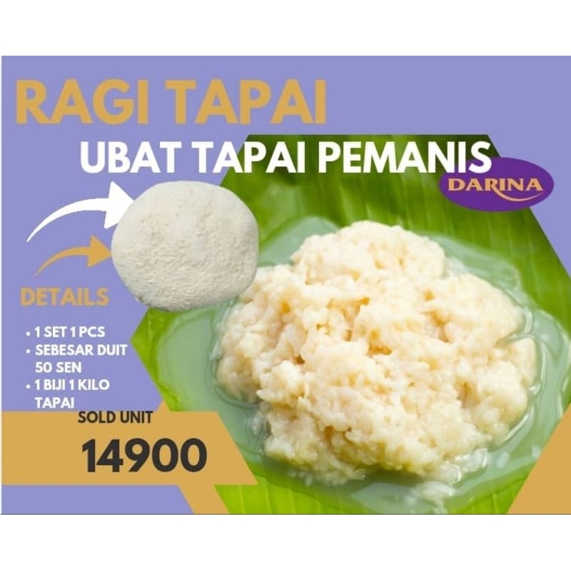 Sweet Glutinous Rice Tapai Yeast, Sweet Potato Sweetener | Shopee Singapore