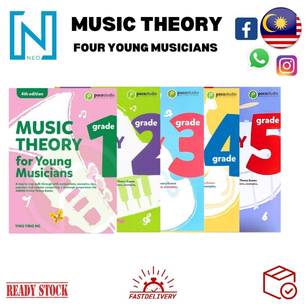 POCO STUDIO NEW SYALLBUS MUSIC THEORY FOR YOUNG MUSICIANS GRADE 1/2/3/4 ...