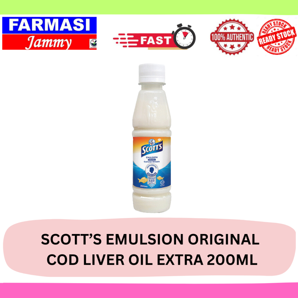 SCOTT'S EMULSION 200ML | Shopee Singapore
