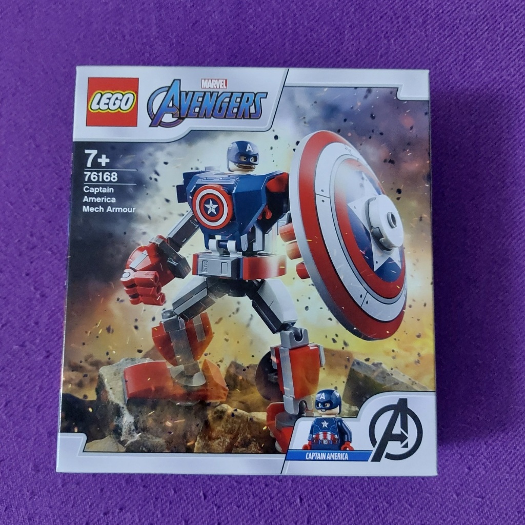 Lego Marvel Super Heroes 76168 Captain America Mech Armor (NEW/MISB ...