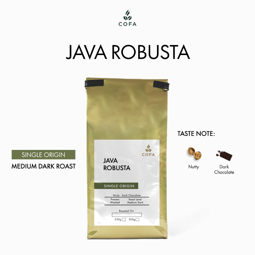 COFA Java Robusta EK (Medium Roast, Dry Process) - Single Origin Robusta Coffee Beans | Shopee ...