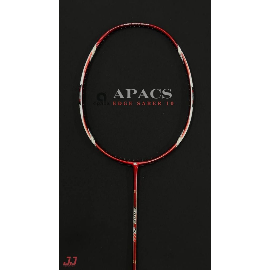 Apacs Edge Saber 10 Maroon(MAX 38LBS) Badminton Racket | Shopee Singapore