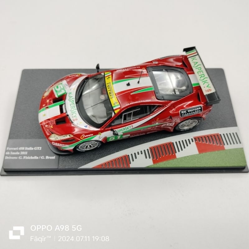 Centauria Ferrari Racing Collection Scale 1:43 Ferrari 458 Italia GT2 ...
