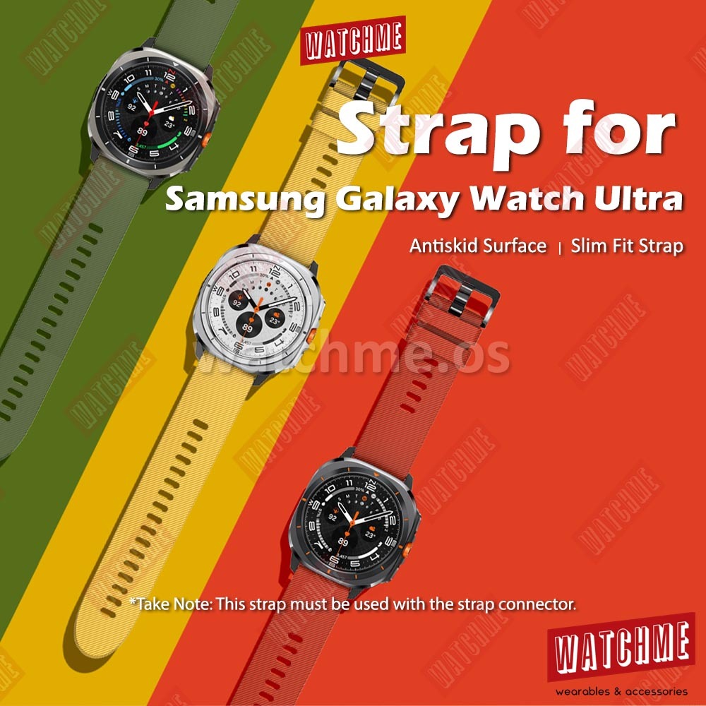Samsung Galaxy Watch Ultra Strap, Slim Fit Strap, Antiskid Series 22mm ...