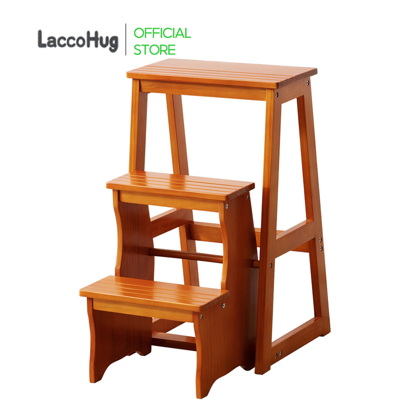 LACCOHUG ladder Foldable Chair 2/3Layers Step Stool Tangga Lipat 梯椅 ...