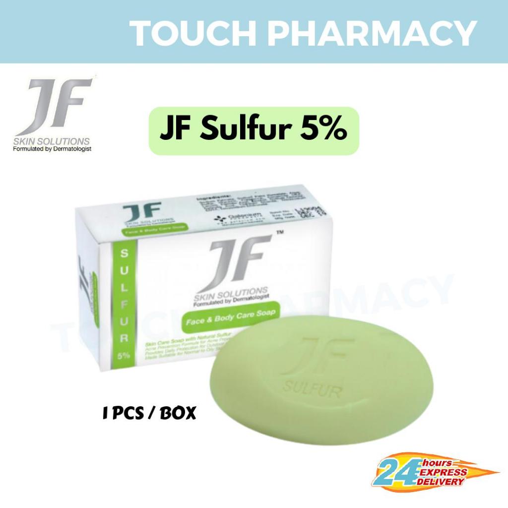 JF Sulfur 5% Anti-Acne Face & Body Soap 100G | Shopee Singapore
