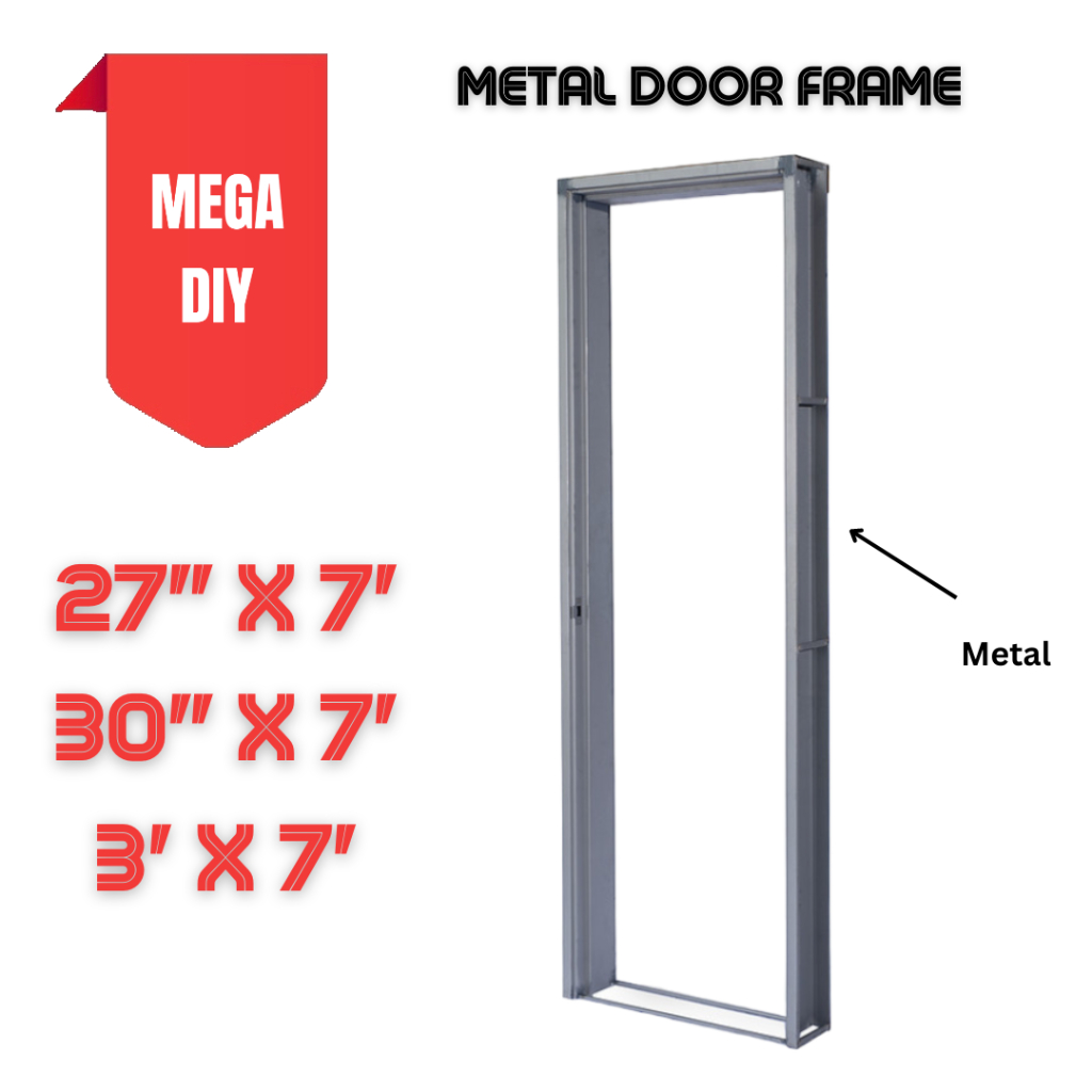 Metal Door Frame / Frame Pintu Besi Standard 27"x7' 30"x7' 3" x7 ...