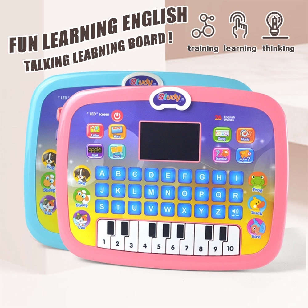 Education Toys Learning Machine Tablet with LED Screen Learning Laptop ...