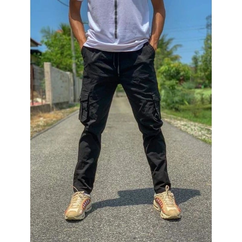 CARGO SLACK 6 POCKETS THICK FABRIC CARGO SLACK PANTS SUITABLE FOR HARD ...