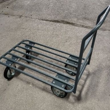 800kg HEAVY DUTY TROLLEY Industry Troli Besar Iron Steel Besi Warehouse ...