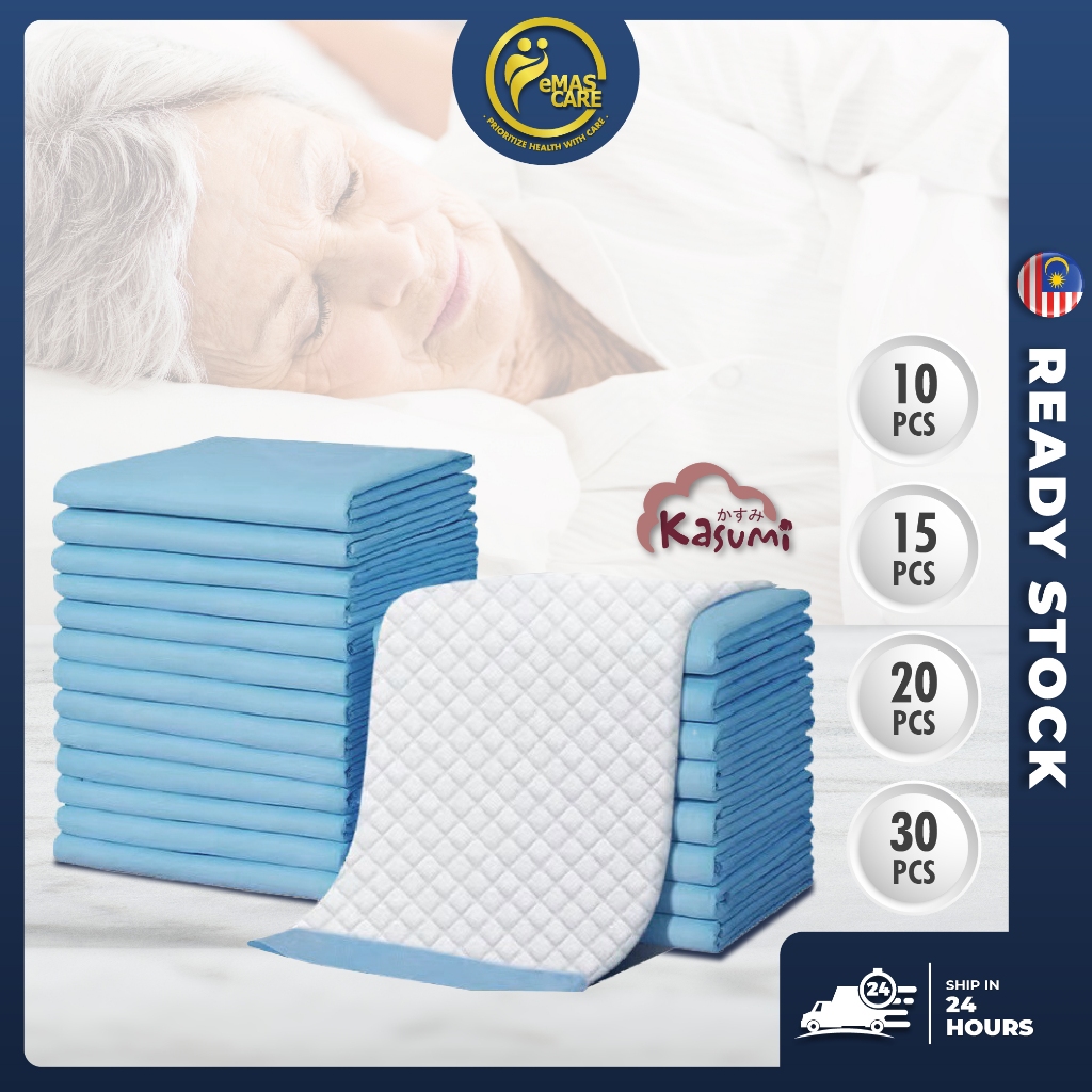Kasumi Disposable Underpad 60X90@60X60cm Incontinence Pads, Super ...