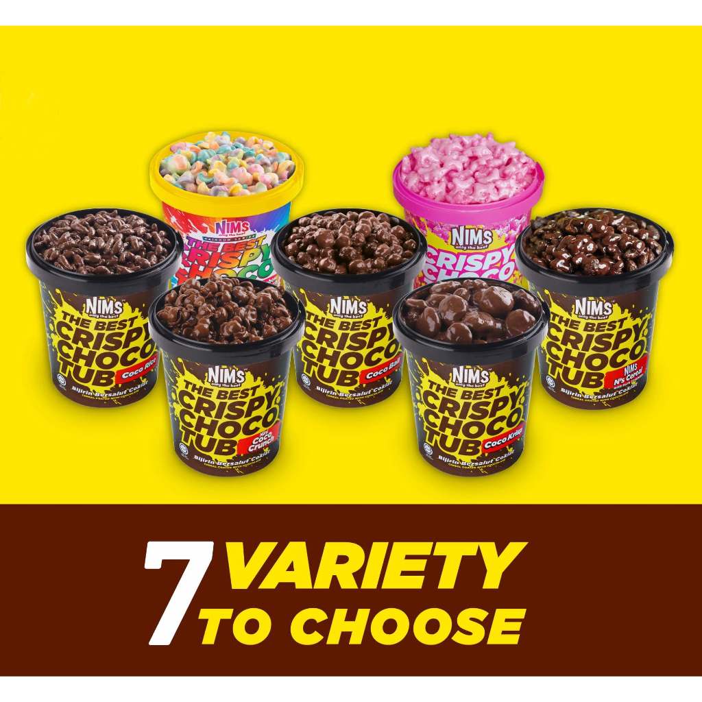 NIMS CHOCO TUB Halal (Coco Rice / Rainbow Coco / Strawberry Choco / N's ...