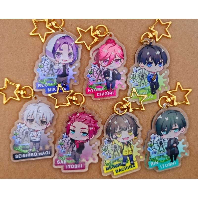 BLUE LOCK (KEYCHAINS HOLO) 1 | Shopee Singapore