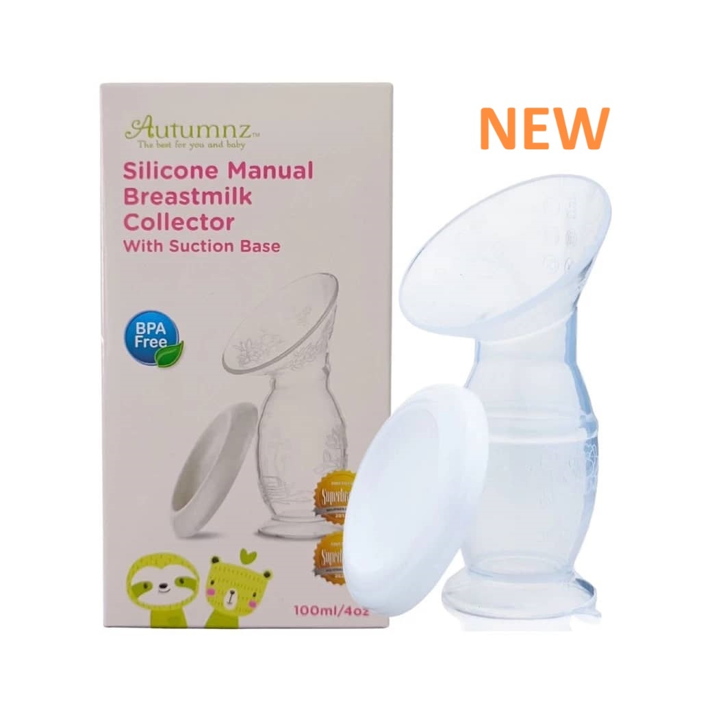 Autumnz Silicone Manual Breast Milk Collector Breast Pump ( Free ...