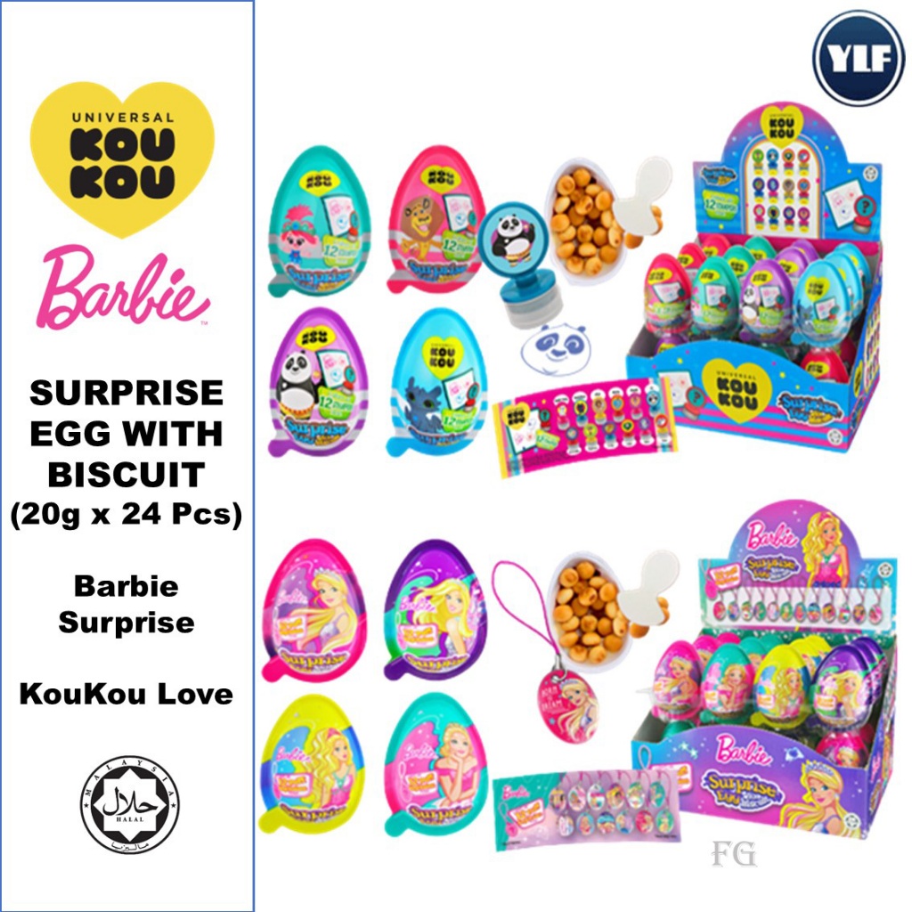 YLF SURPRISE EGG WITH BISCUIT (20g x 24 Pcs) | Shopee Singapore