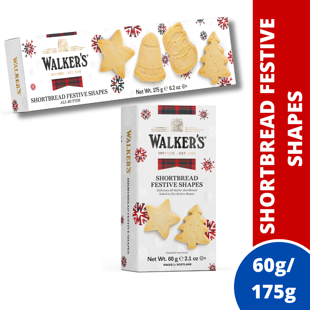 Walkers Shortbread Festive Shapes Box - Assorted Sizes | Shopee Singapore