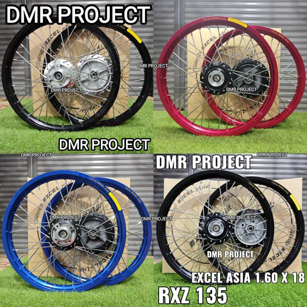 【EXCEL ASIA RXZ】RXZ/MILI/CATALYZER ALLOY RIM 1.60X18 TAKASAGO EXCELA ...