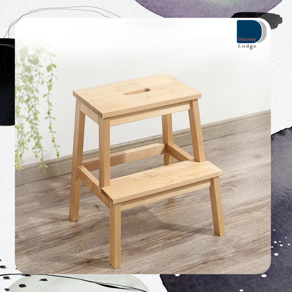 WOODEN STEP STOOL SPEN STOOL DECORATIVE STOOL BANGKU TANGGA LADDER ...