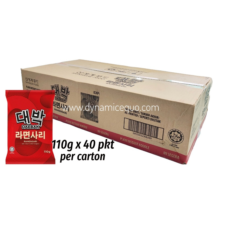 [40 PKT] Mamee Daebak Korean Ramensari 110g x 40pkt Halal Korean Plain Instant Noodle Ramen Sari ...