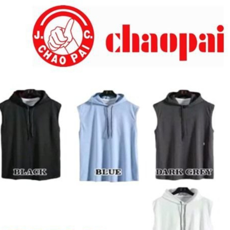 CHAOPAI Korean Men Vest Trend Sport Tactical Vest Loose Sleeveless Men Baju Tidak Berlengan ...