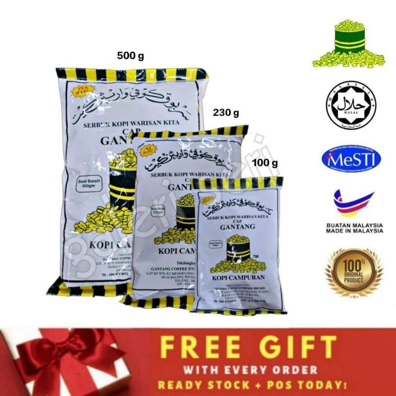 OUR HERITAGE COFFEE POWDER CAP GANTANG - MIXED COFFEE (SMOOTH & ROUGH ...