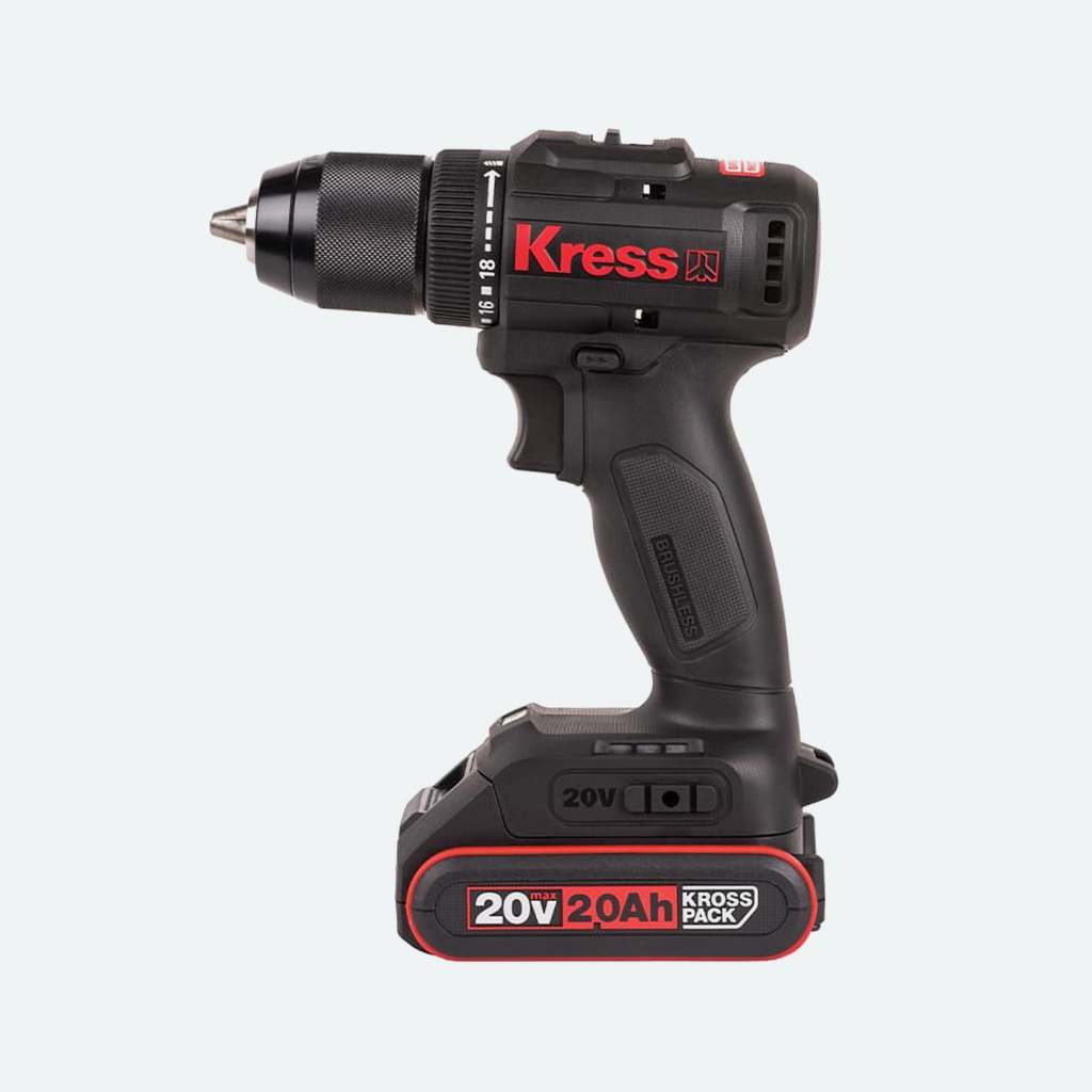 KRESS KU212 20V 2.0Ah Max Lithium-Ion Brushless Cordles Dill German ...