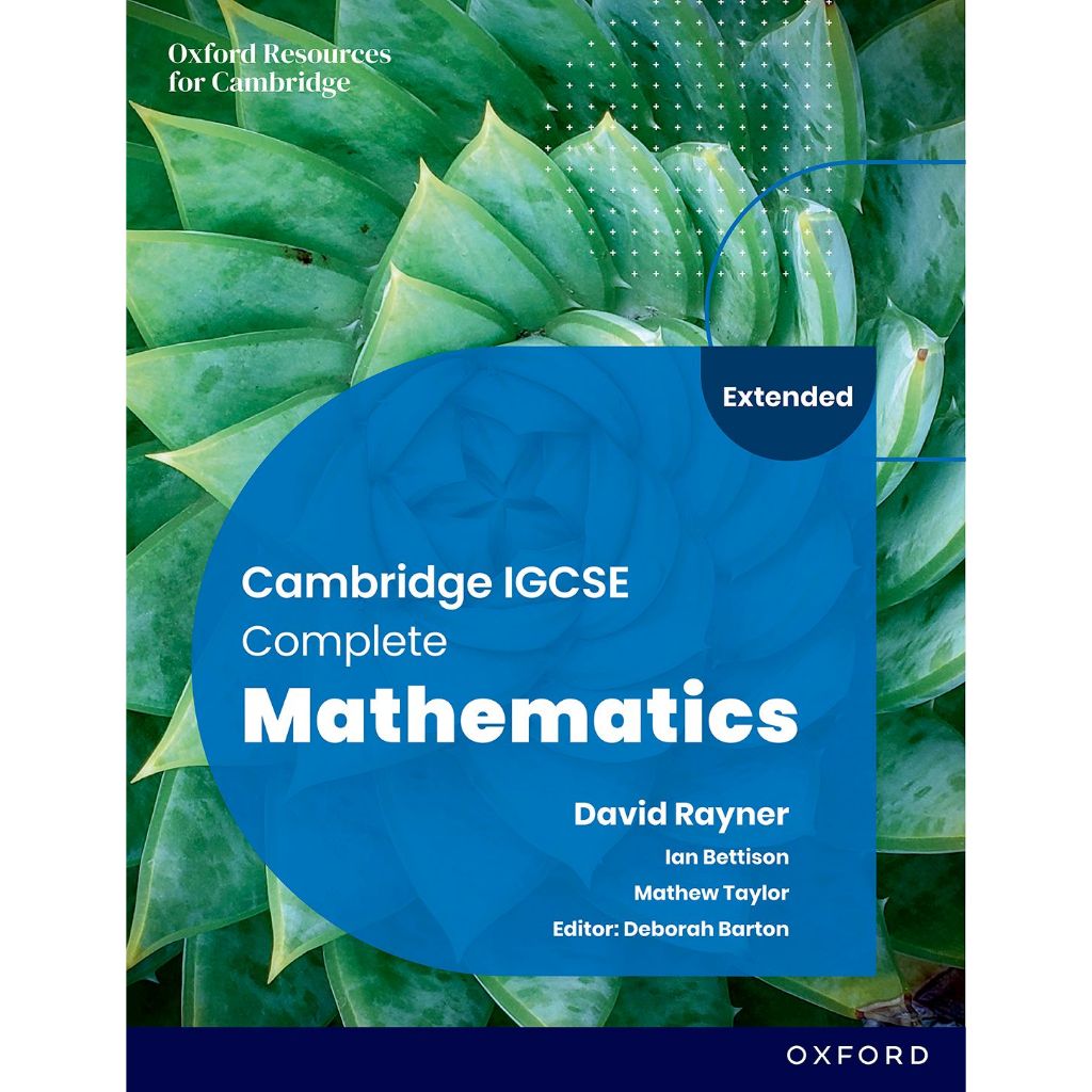 Cambridge IGCSE Complete Mathematics Extended: Student Book Sixth Edition | Shopee Singapore