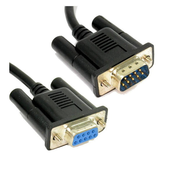 RS-232 9 Pin Straight Through DB9 RS232 Male to Female Serial Extension ...
