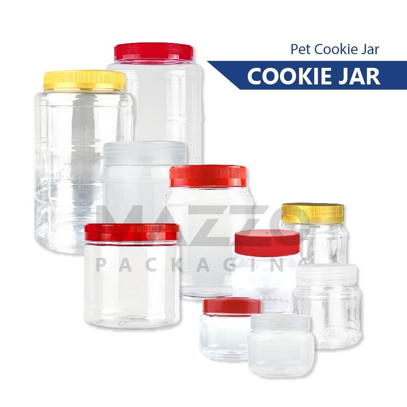 Food Container PET Container Cookie Jar 1PCS Container Storage ...